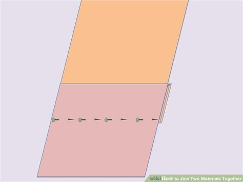 How To Join Two Materials Together Steps With Pictures