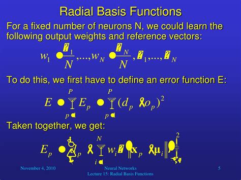 Ppt Radial Basis Functions Powerpoint Presentation Free Download