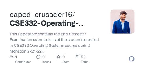 Github Caped Crusader16cse332 Operating Systems Endsem This