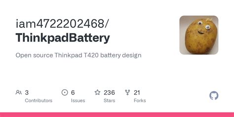 GitHub Iam ThinkpadBattery Open Source Thinkpad T Battery Design