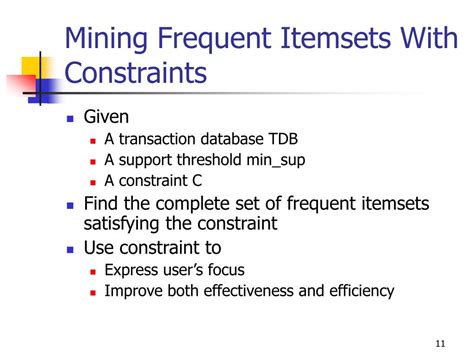Ppt Mining Association Rules With Constraints Powerpoint Presentation Id3379340