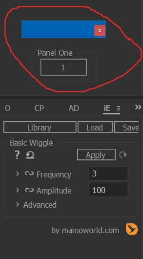 Stacked Panel Group In Ui Script Raftereffects