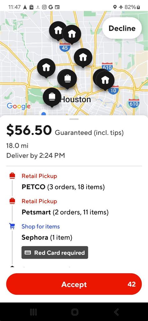 Accept or Decline : r/doordash_drivers