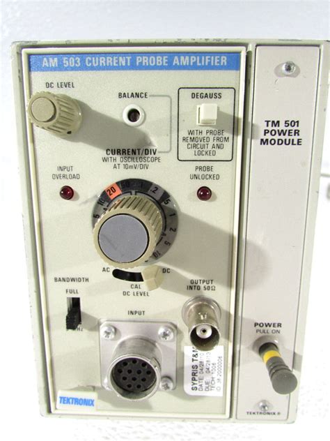 Tektronix Current Probe Amplifier At Rebecca Dawson Blog