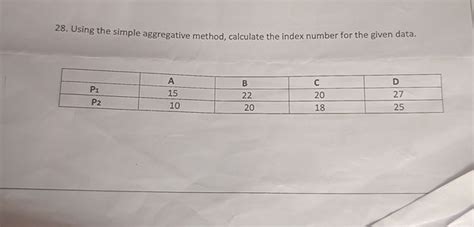 28 Using The Simple Aggregative Method Studyx