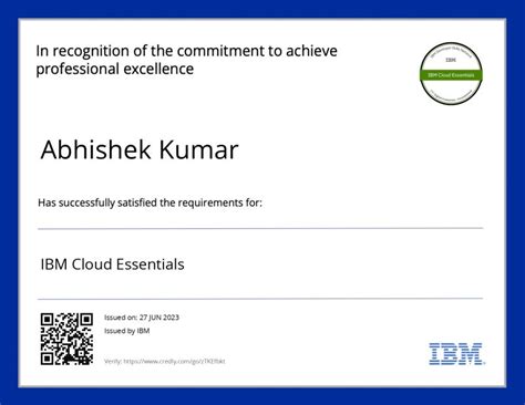 Abhishek Kumar On Linkedin Certificateofcompletion Cloud