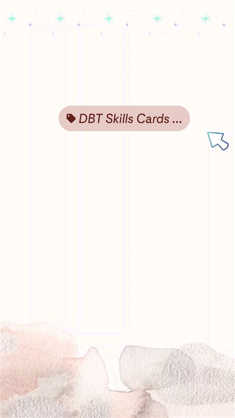 Dbt Flash Cards Therapy Worksheets Dbt Skills Flashcards