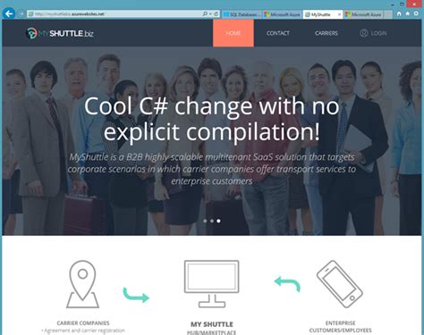 MyShuttle Biz ASP NET Web Apps And Services Cesar De La Torre