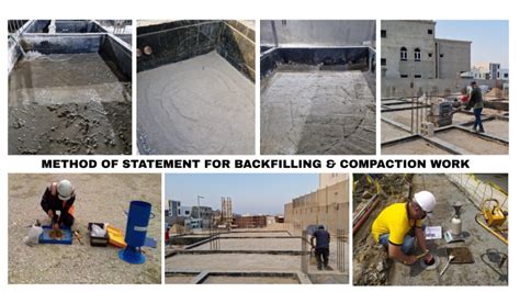 Method Of Statement For Backfilling And Compaction Work