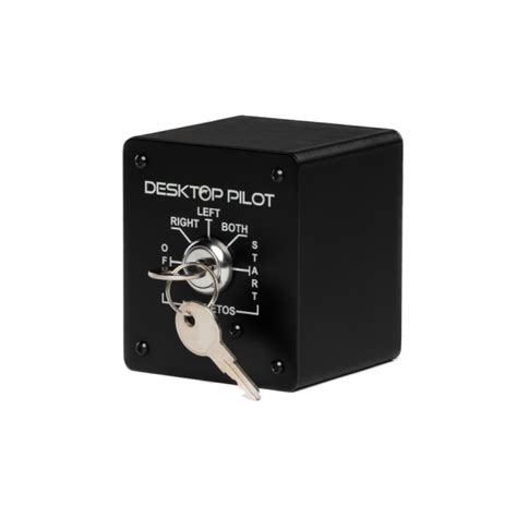 Spring Return Key Switch Desktop Pilot