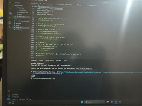 varsha makad on linkedin task 13 practice string and string methods