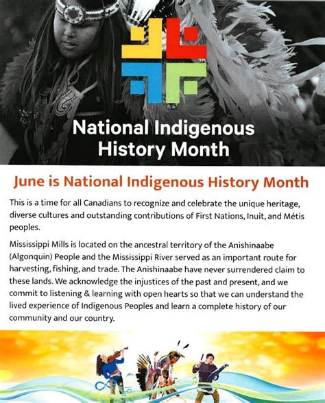 National Indigenous History Month Mississippi Mills Public Library