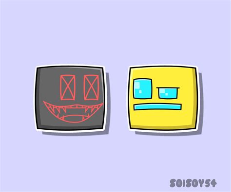 When Two Icons Meet Internecion Cube X Geometry Dash R Lvanimation