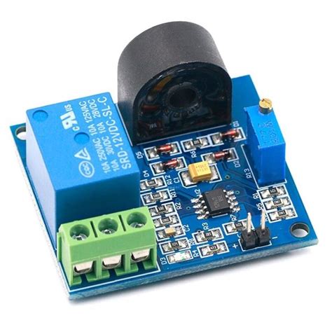 [cod] ป้องกันกระแสเกิน 5a Over Current Detection Sensor Module With 12v Relay Th