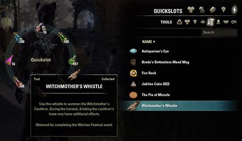 put the tool in the tools quickslot wheels — elder scrolls online