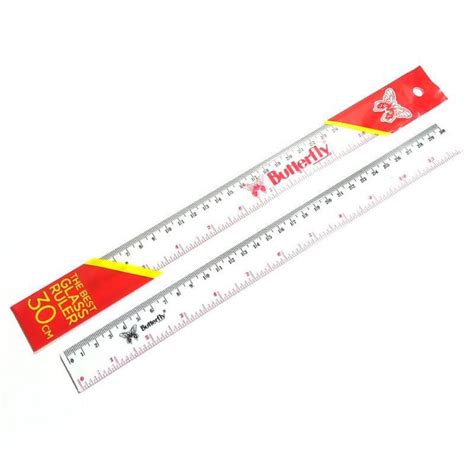 Penggaris Biasa 30cm Butterfly