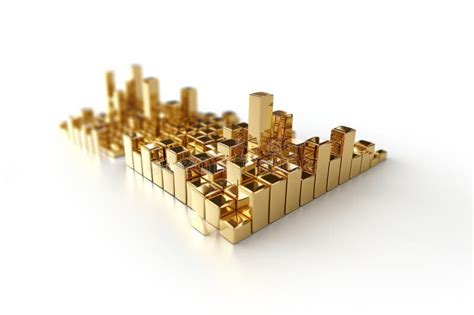 3d Stock Market Investment Trading Chart In Graphical Concept Suitable For Financial Investment