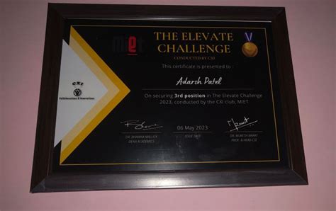 Adarsh Patel On Linkedin Thrilled To Be Recognized As The 3rd Place