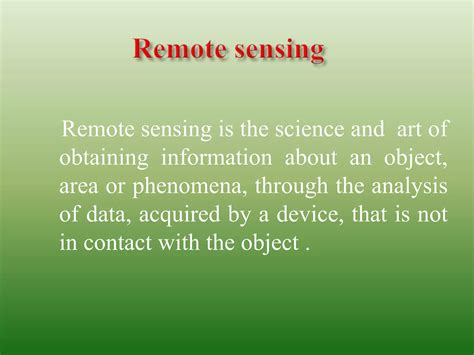 Geographic Information System Gis And Remote Sensing Rs Pptx