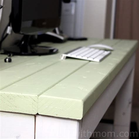 Create With Mom Sleek DIY Computer Table