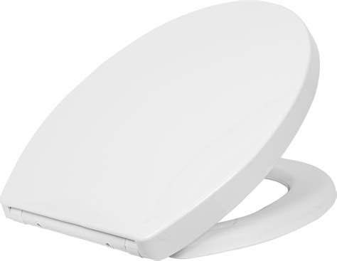 Harbour Housewares Oval Toilet Seat White Pack Of 1 Antibacterial
