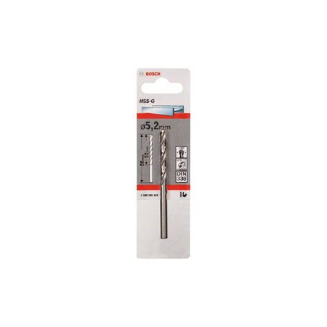 Bosch Accessories 2608585924 HSS Fém spirálfúró 5.2 mm Teljes hossz 86 ...