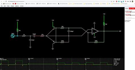 Falstad Simulation Of Digital Frequency Input Circuit Album On Imgur