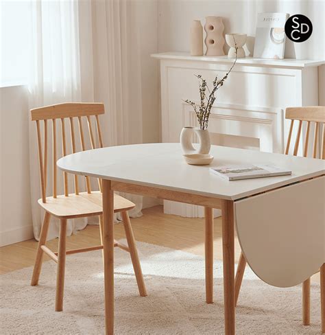 스칸디아 오트 접이식 확장형 테이블 2인 4인 6인 식탁세트 한샘