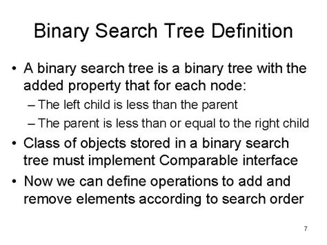 Trees And Binary Search Trees Using Binary Trees