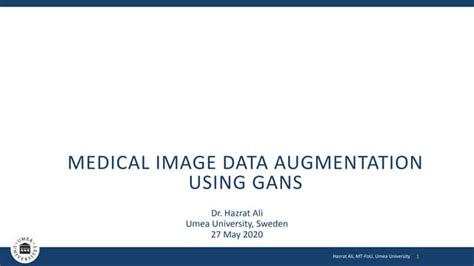 Medical Image Data Augmentation Using Gans Pptx