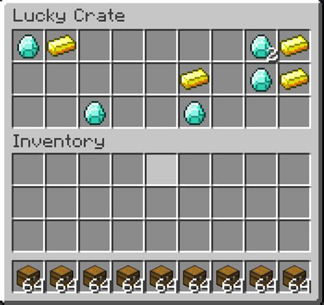 mcedit filter creates chest with loot tables lucky crates loot crates