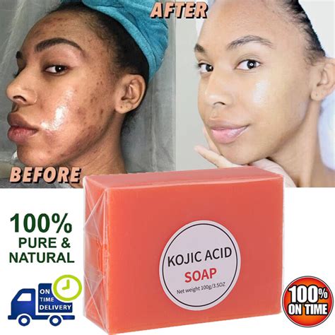 Kojic Acid Brightening Face And Body Bar Soap With Kojic Acid