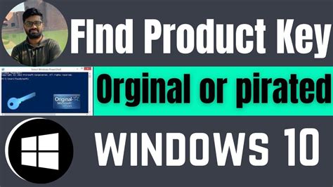 How To Find Windows Product Key Using Command Prompt Prompts Windows Windows