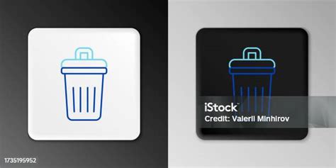 줄 휴지통은 회색 배경에서 격리된 아이콘을 만들 수 있습니다 쓰레기통 표지판 바구니 아이콘을 재활용합니다 사무실 휴지통