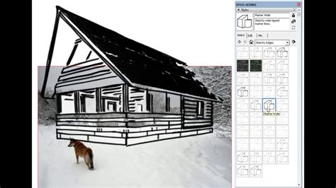 sketchup match photo styles youtube