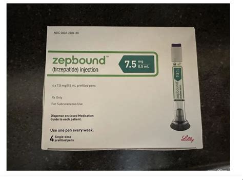 Europe Usa Hot Sale Weight Loss Zepbound Tirzepatide 7 5mg 5mg Vials