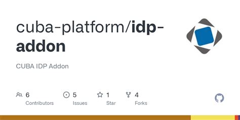 github cuba platform idp addon cuba idp addon