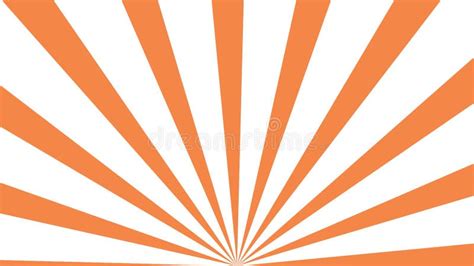 Motion Graphics Shape Animation Rotation Of Orange Stripes On A White
