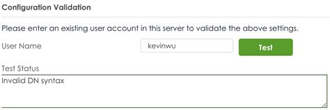 It Shows Invalid Dn Syntax When Tested Aaa Server — Zyxel Community