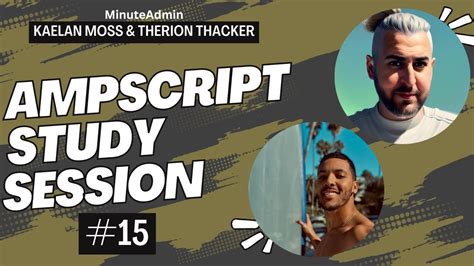 Ampscript Study Session 15 Salesforce Marketing Cloud Youtube