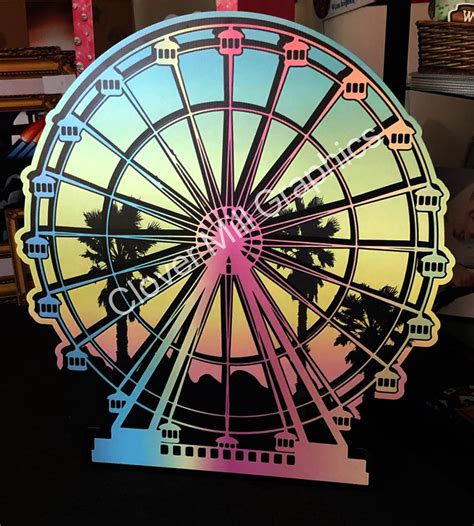 Chella Festival Themed Ferris Wheel Coachella Party Theme Pastel