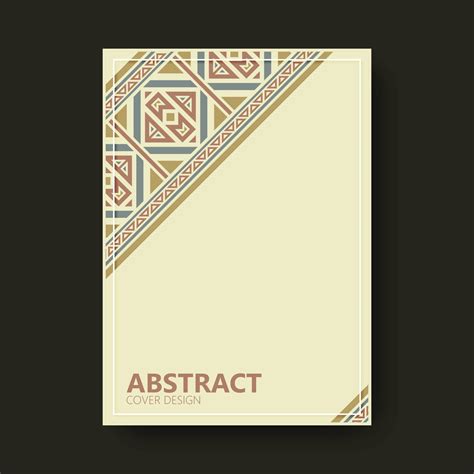 Vintage Abstract Geometric Pattern Cover Template 9986411 Vector Art At Vecteezy