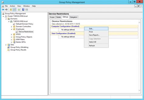 How To Enforce Device Restrictions With A GPO The Solving