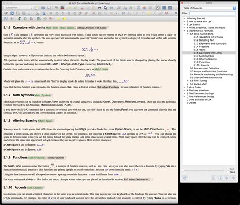 lyx screenshots