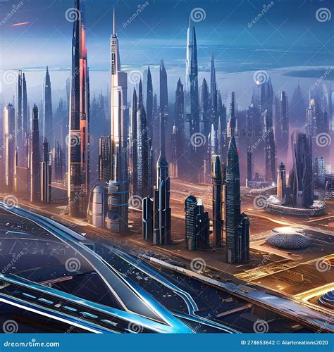 759 Futuristic Sci Fi City A Futuristic And Sci Fi Inspired Background