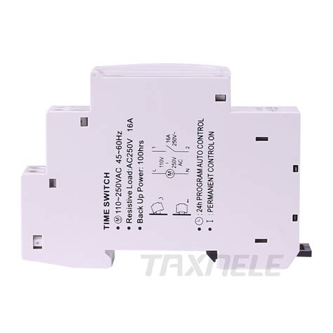 DIN Rail SUL180 SUL180A Time Switch Mechanical Timer Switch 24 Hours Programmable Timer 16A Time
