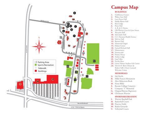 Campus Map Key Docslib