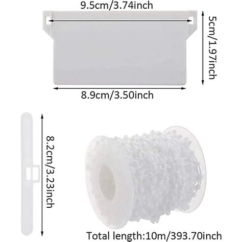 Vertical Blind Repair Kit Includes Plastic Chain Connectors Top