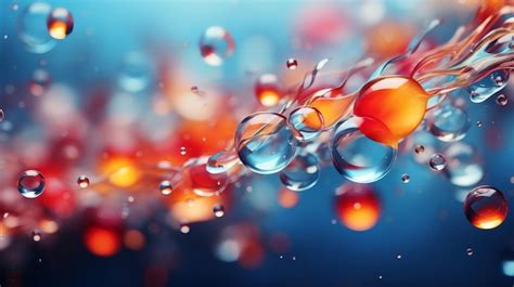 Premium Ai Image Abstract Colorful Bubbles Background Generative Ai