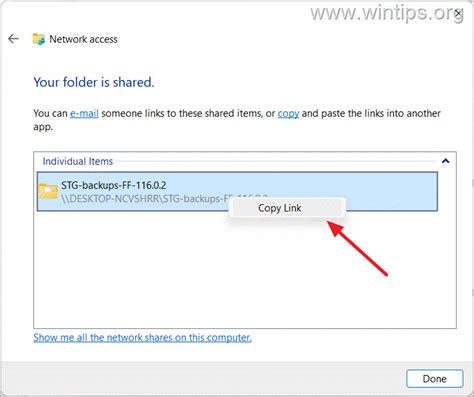 How to Set up Network File Sharing on Windows 11 - WinTips.org